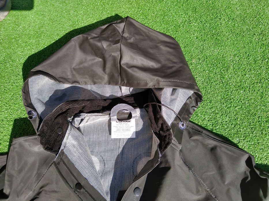 Streetwear Condor PVC Full Body Hood 100% Water Resistant Rain Jacket ...