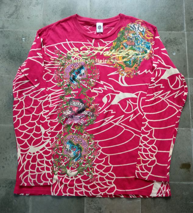 Vintage Ed hardy "dragon" Full prints | Grailed