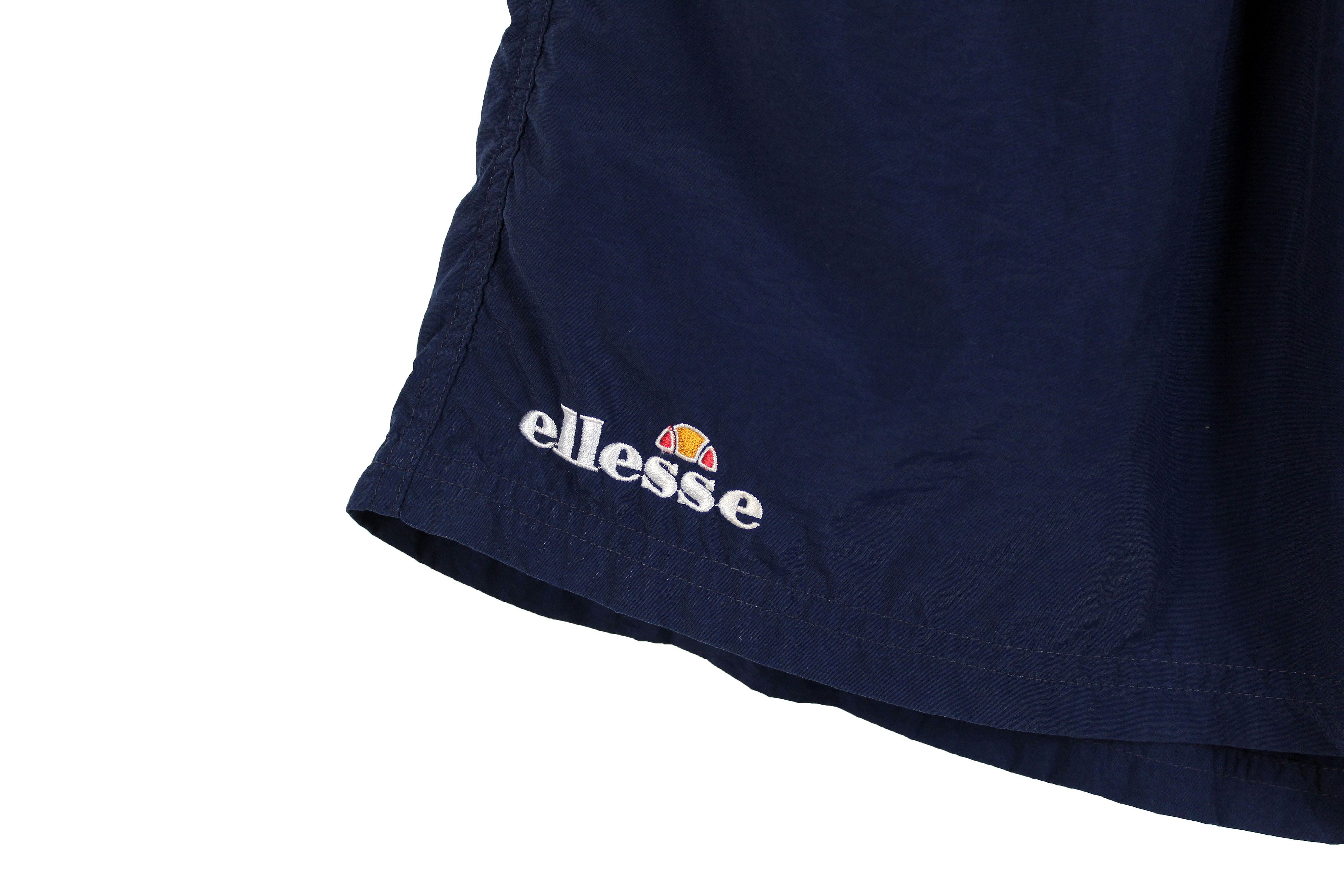 Ellesse × Vintage 90s vintage ELLESSE shorts tennis court heritage navy ...