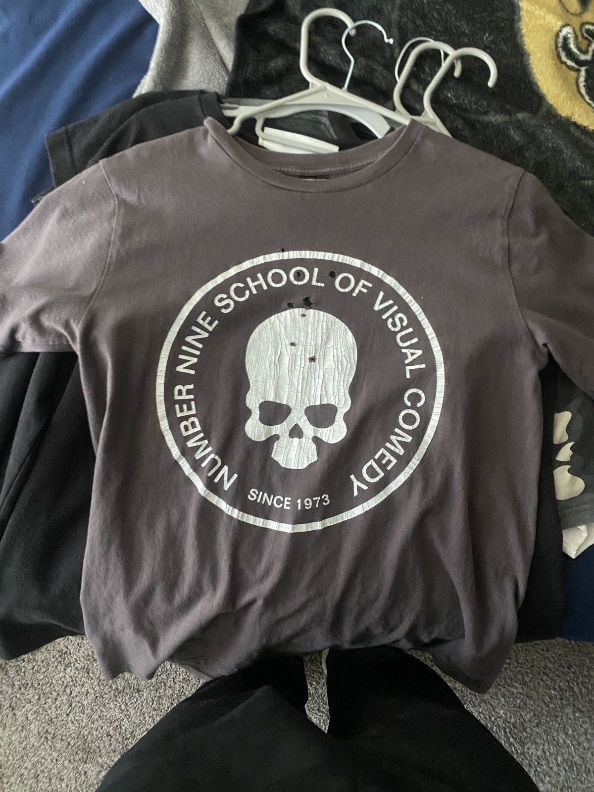 Number (N)ine number nine school of visual comedy tee | Grailed