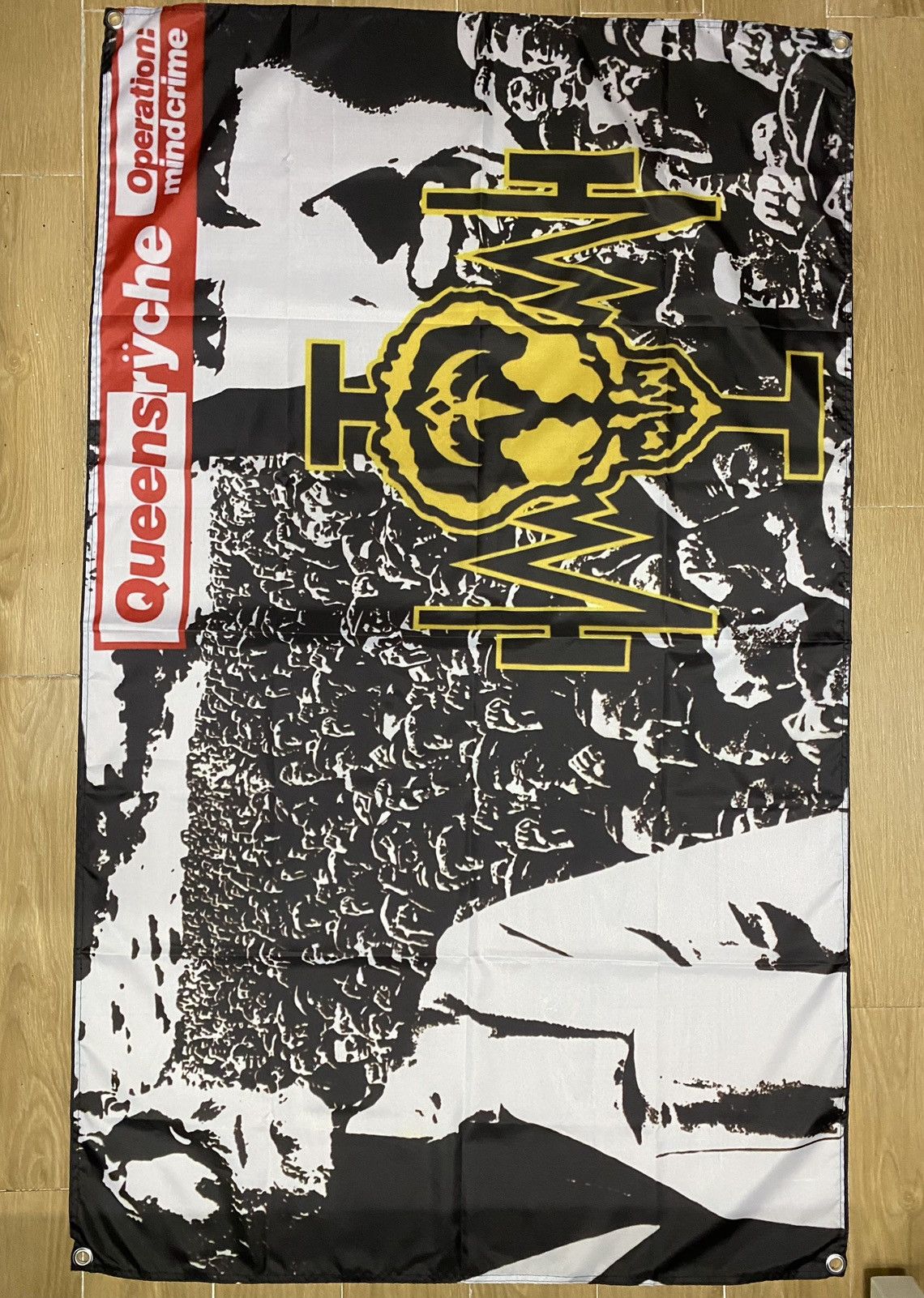 Custom × Rock Band × Vintage Queensryche Operation Mindcrime Banner ...
