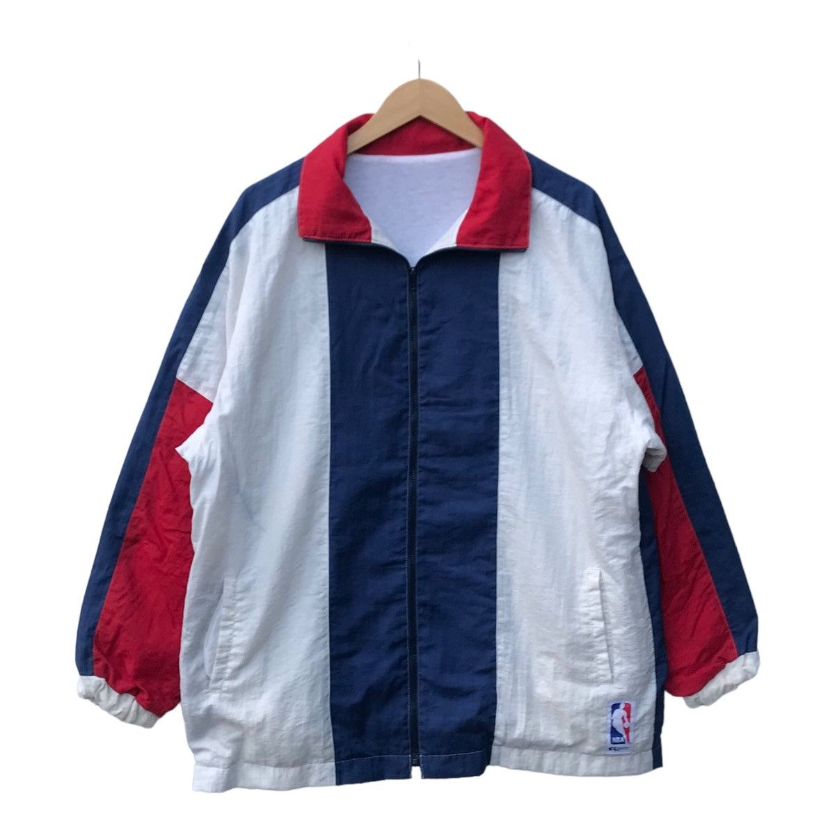 NBA × Vintage Vintage NBA Basketball Colorblock Windbreaker | Grailed