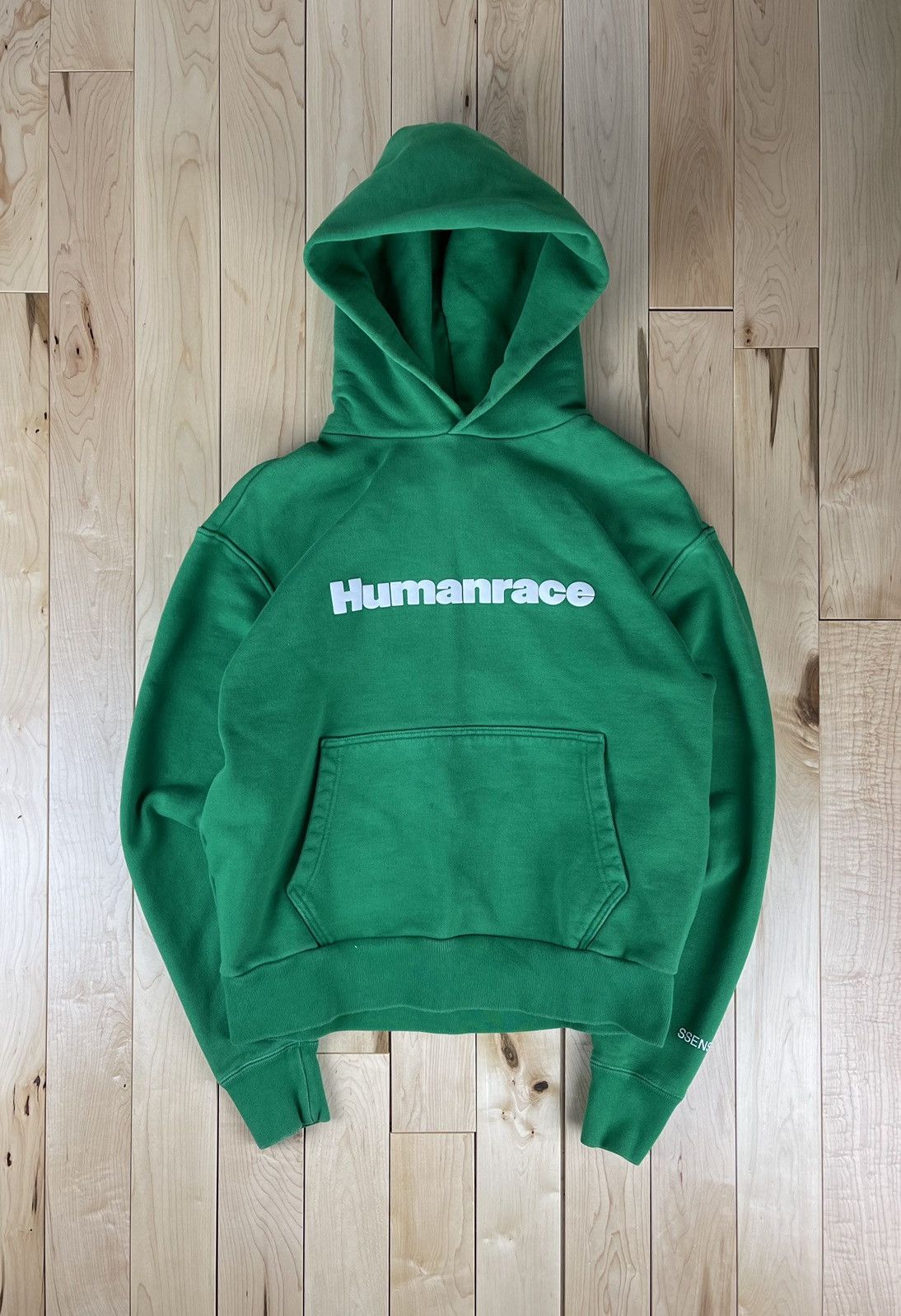 Human Made Human Race by Pharrell Williams Ssense Bubble Font Hoodie ...