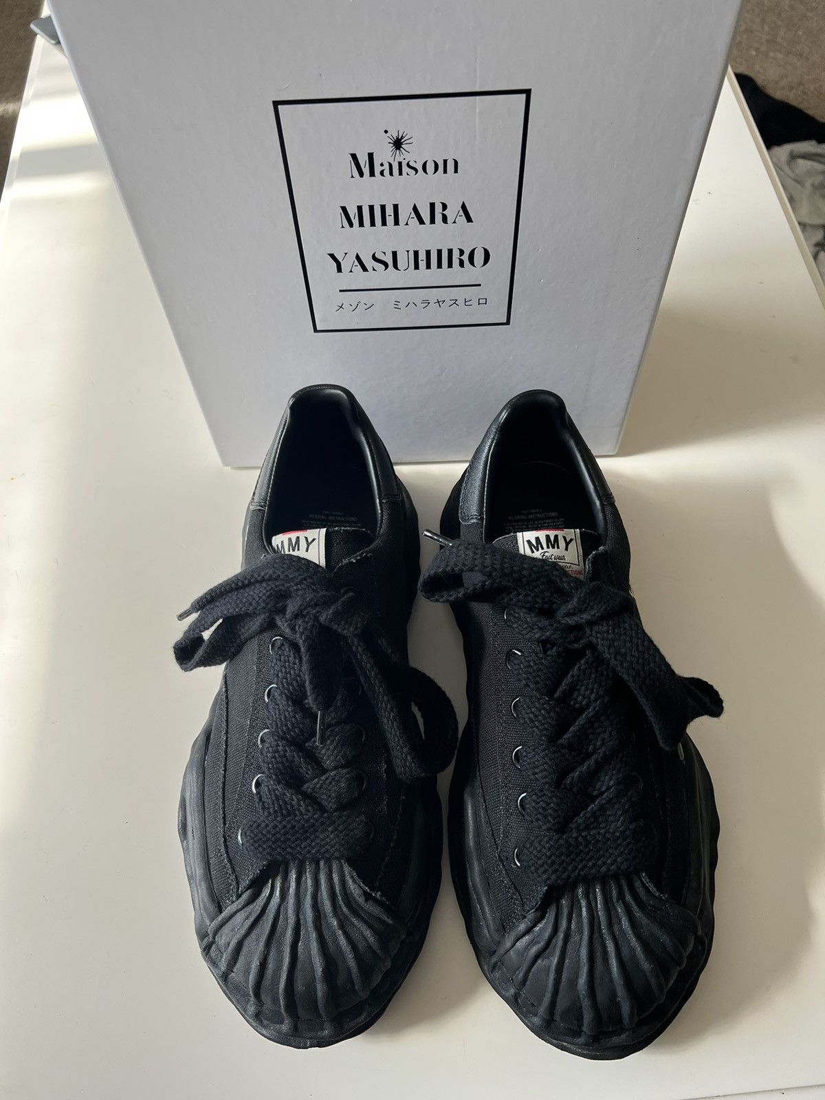 Maison MIHARA YASUHIRO Mihara Yasuhiro All Black OG Sole (BLAKEY LOW ...