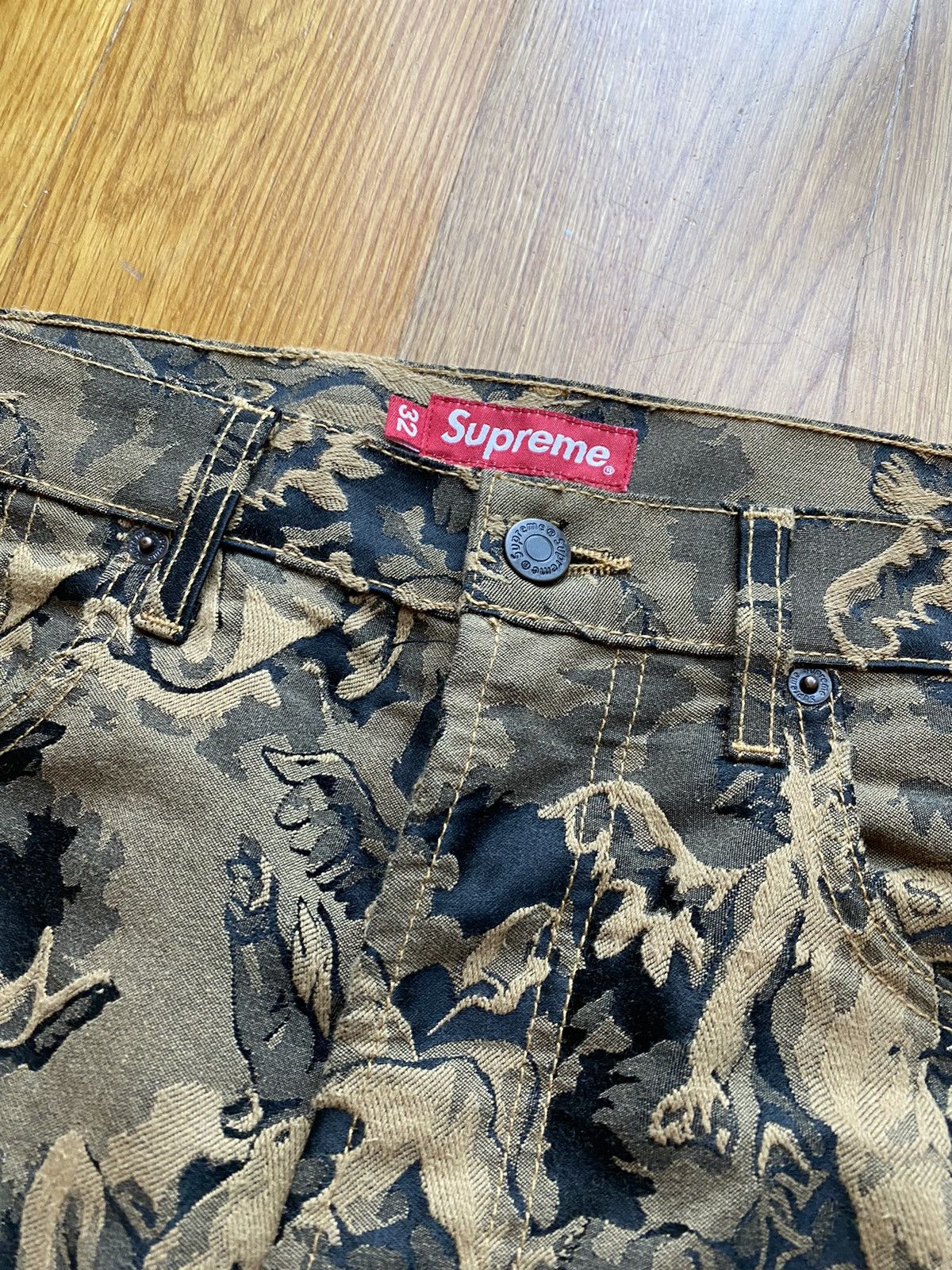 Supreme Supreme cherub denim | Grailed