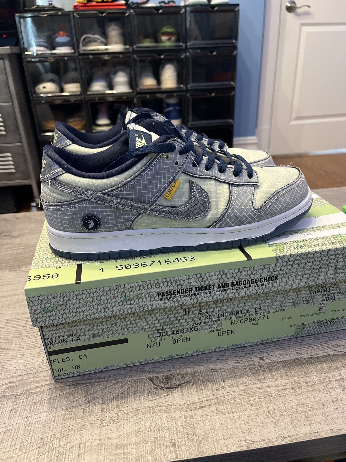 Nike × Union Union Dunk Low ‘Passport Pack’ - “Pistachio” | Grailed
