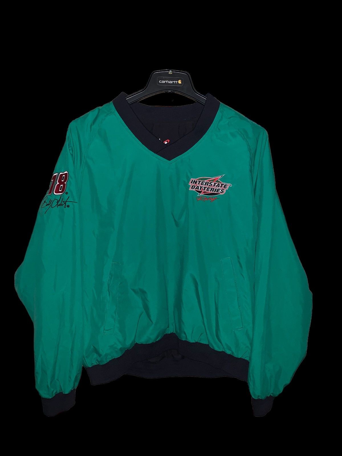 Vintage Vintage NASCAR Interstate Batteries Reversible Pullover | Grailed