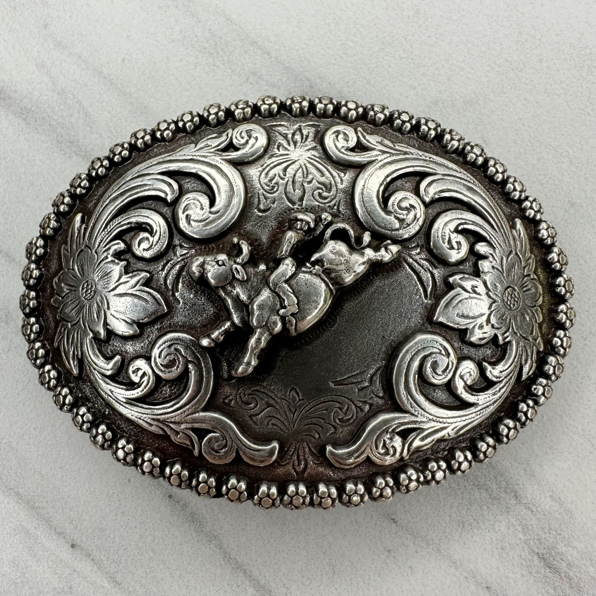 Nocona Nocona Bucking Bull Rodeo Western Small Belt Buckle | Grailed