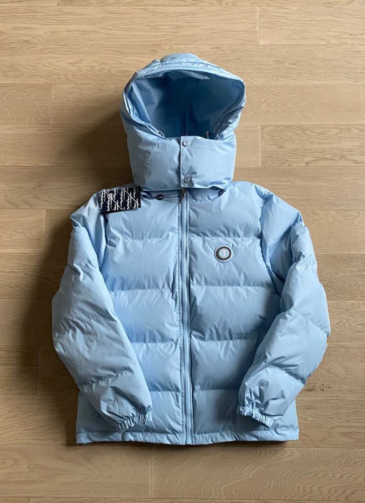 Trapstar London Trapstar irongate jacket detachable hood light blue ...