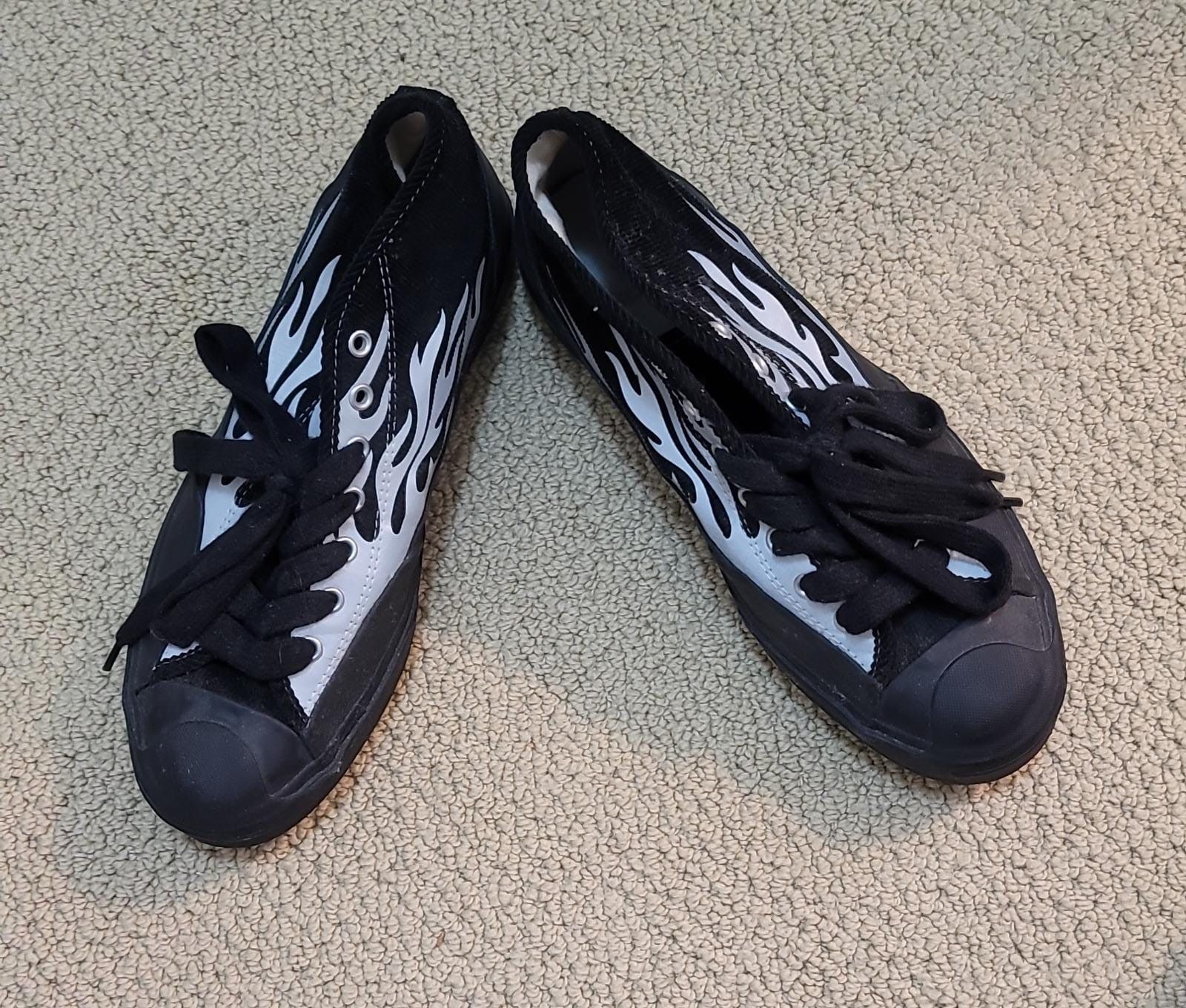 Converse black asap nast jack purcell mid | Grailed