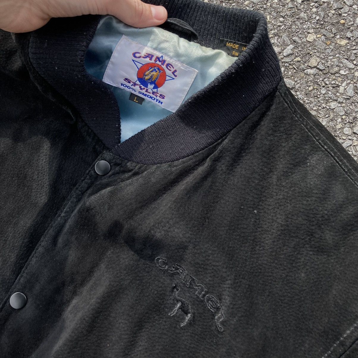 Supreme Vintage Camel Cigarettes Leather Jacket Rare Americana | Grailed