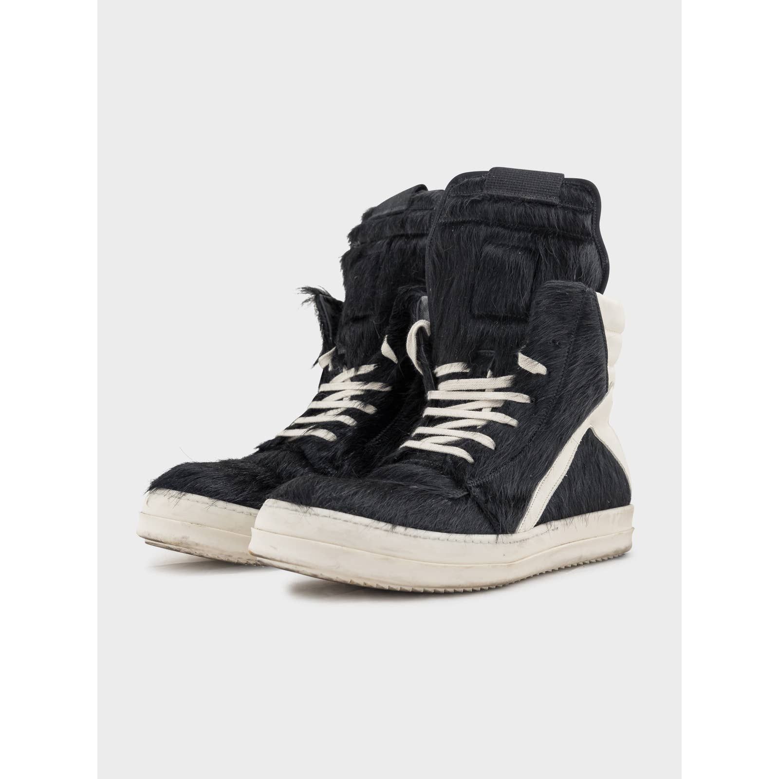 Rick Owens Pony Hair Geobaskets | Grailed