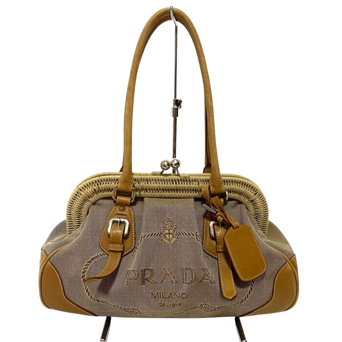 Prada Prada Logo Jacquard handbag | Grailed