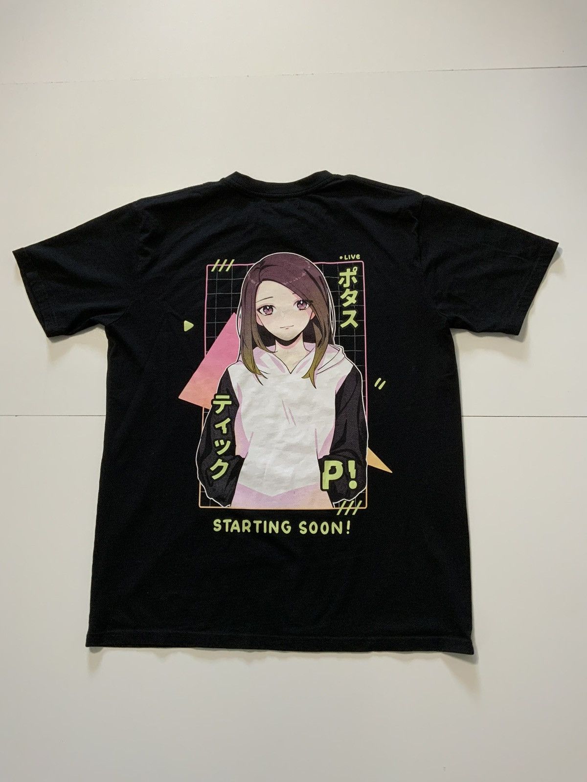 Streetwear Krewsade Potastic Panda Twitch Anniversary Anime T-Shirt ...