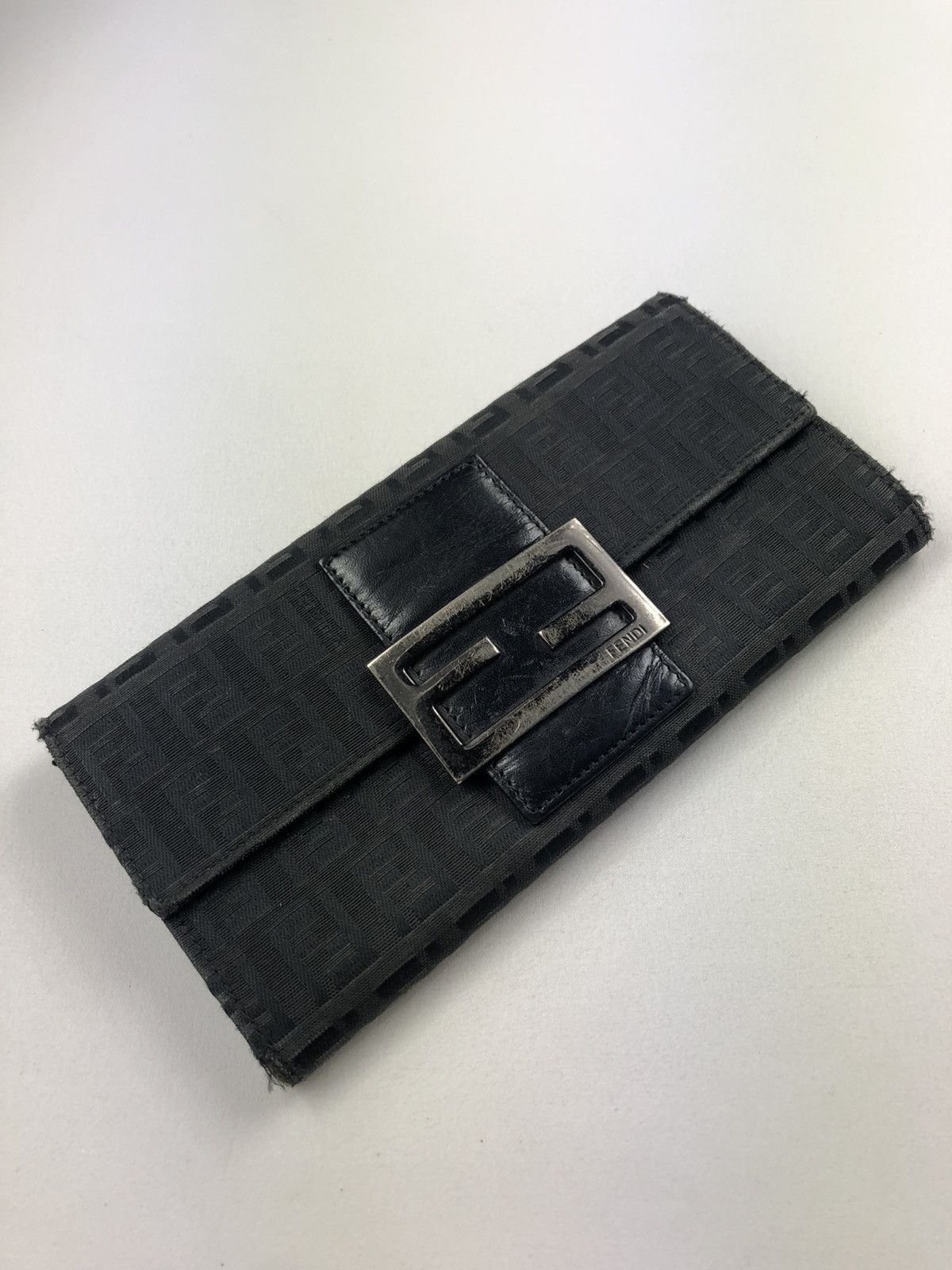 Fendi Fendi zucca monogram long wallet | Grailed
