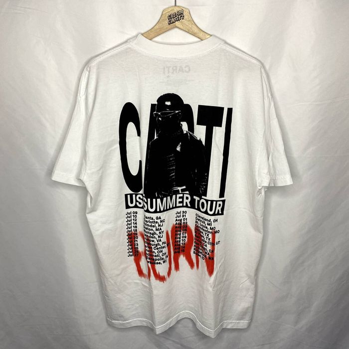 AWGE Playboi Carti Die Lit WLR Cancelled Summer Tour Merch Tee | Grailed