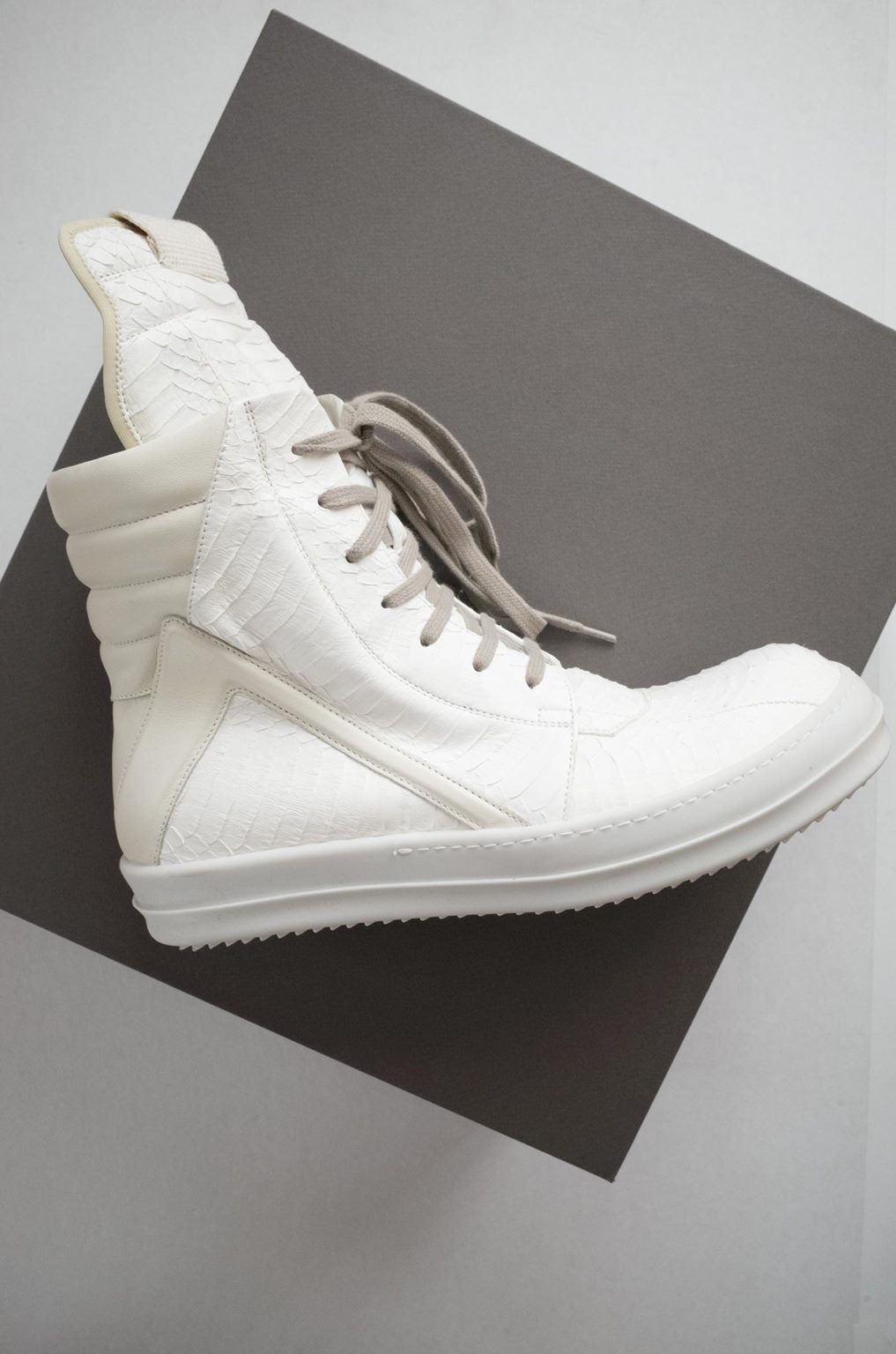 Rick Owens Rick Owens Snake/Python Geobasket | Grailed