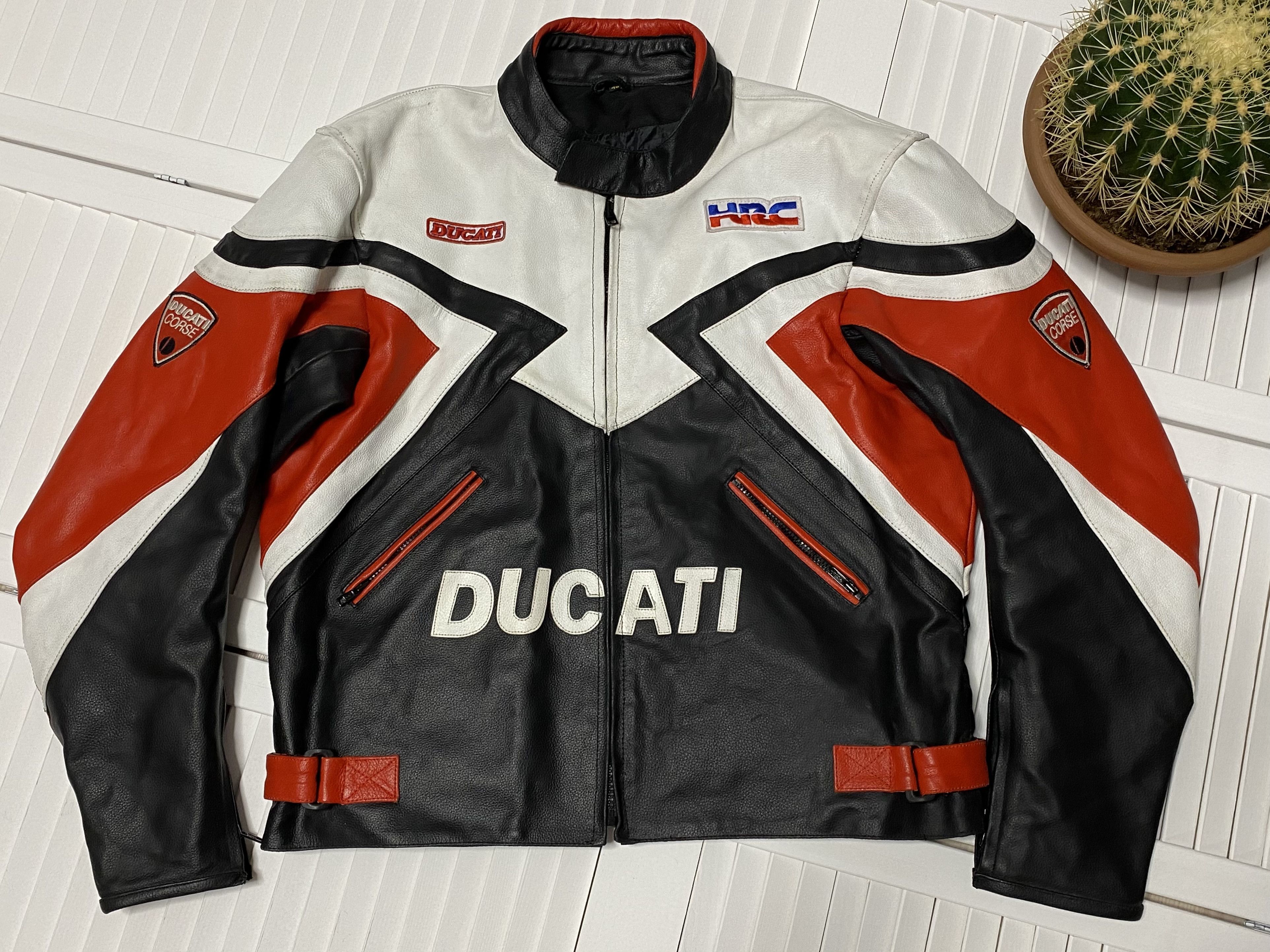 Ducati Vintage Ducati Leather Biker Racing Jacket | Grailed