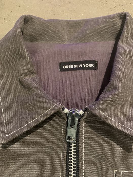 Oree New York Oree New York Heavy Canvas Work Jacket Grey Small Medium ...