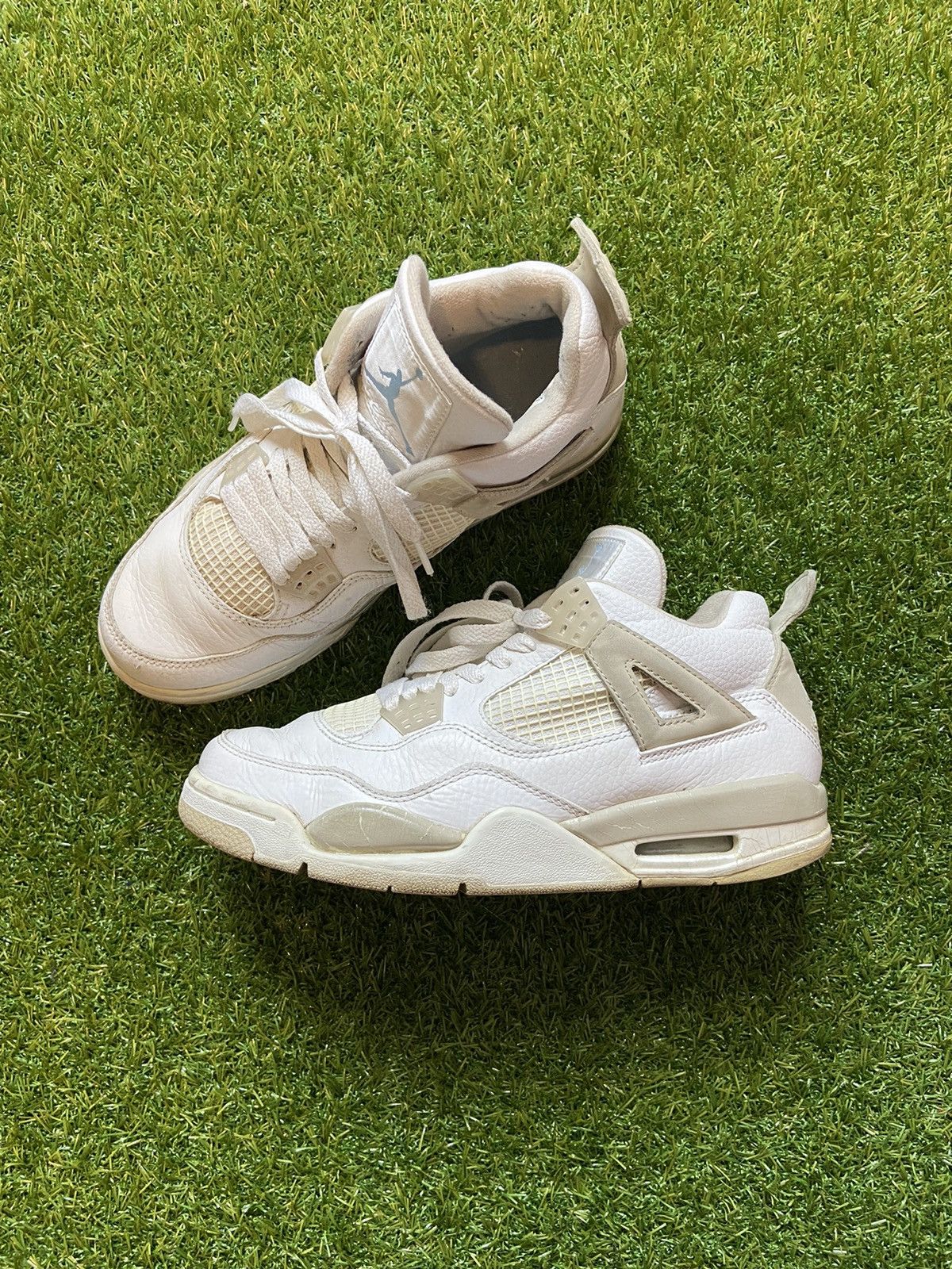 Jordan Brand RARE 2006 Air Jordan 4 Retro Sand Linen Sneakers | Grailed