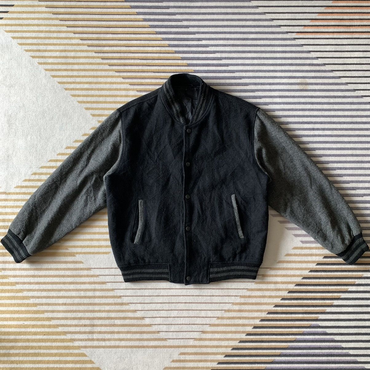 Varsity Jacket × Vintage Vintage Varsity Jacket Embroidered Logo ...