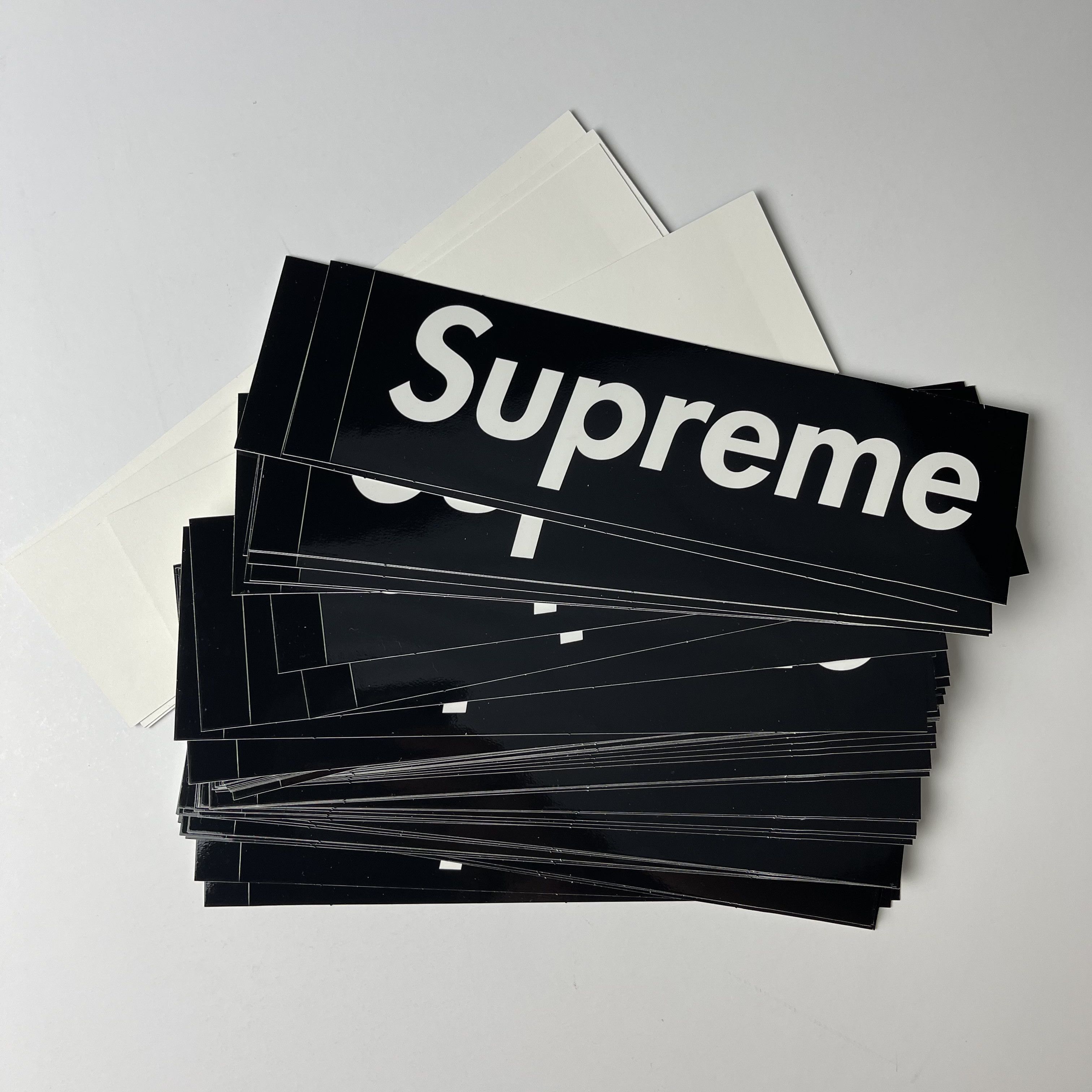 Supreme × Very Rare 2006 Supreme Black Box Logo Sticker (x1) | Grailed