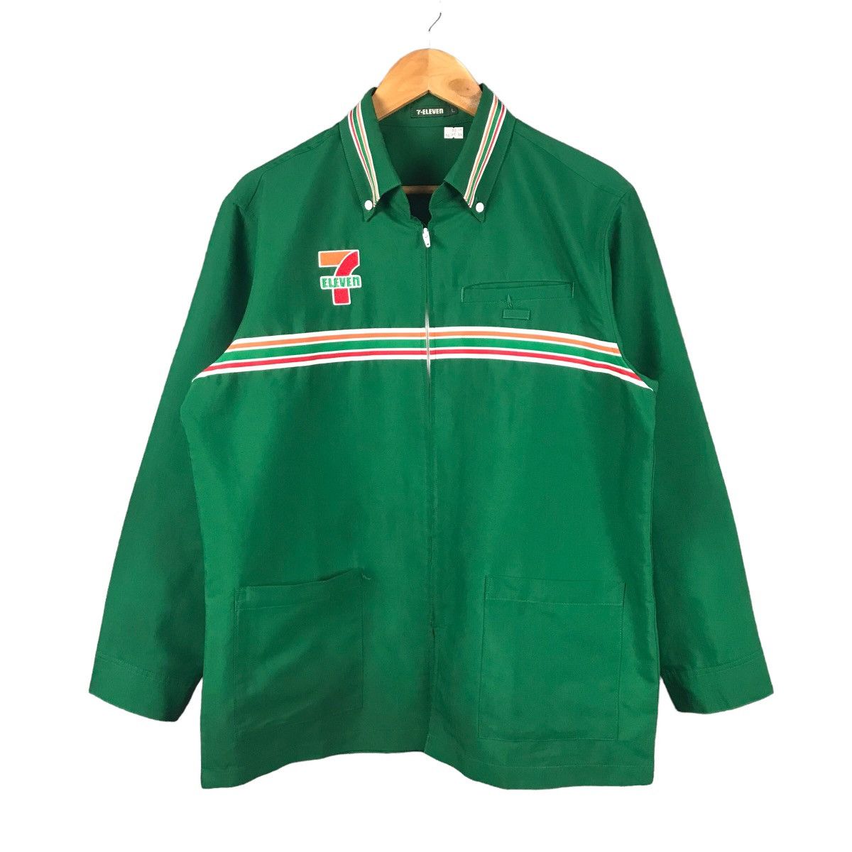 Japanese Brand × Vintage Vintage 7eleven uniform Japanese work jacket ...