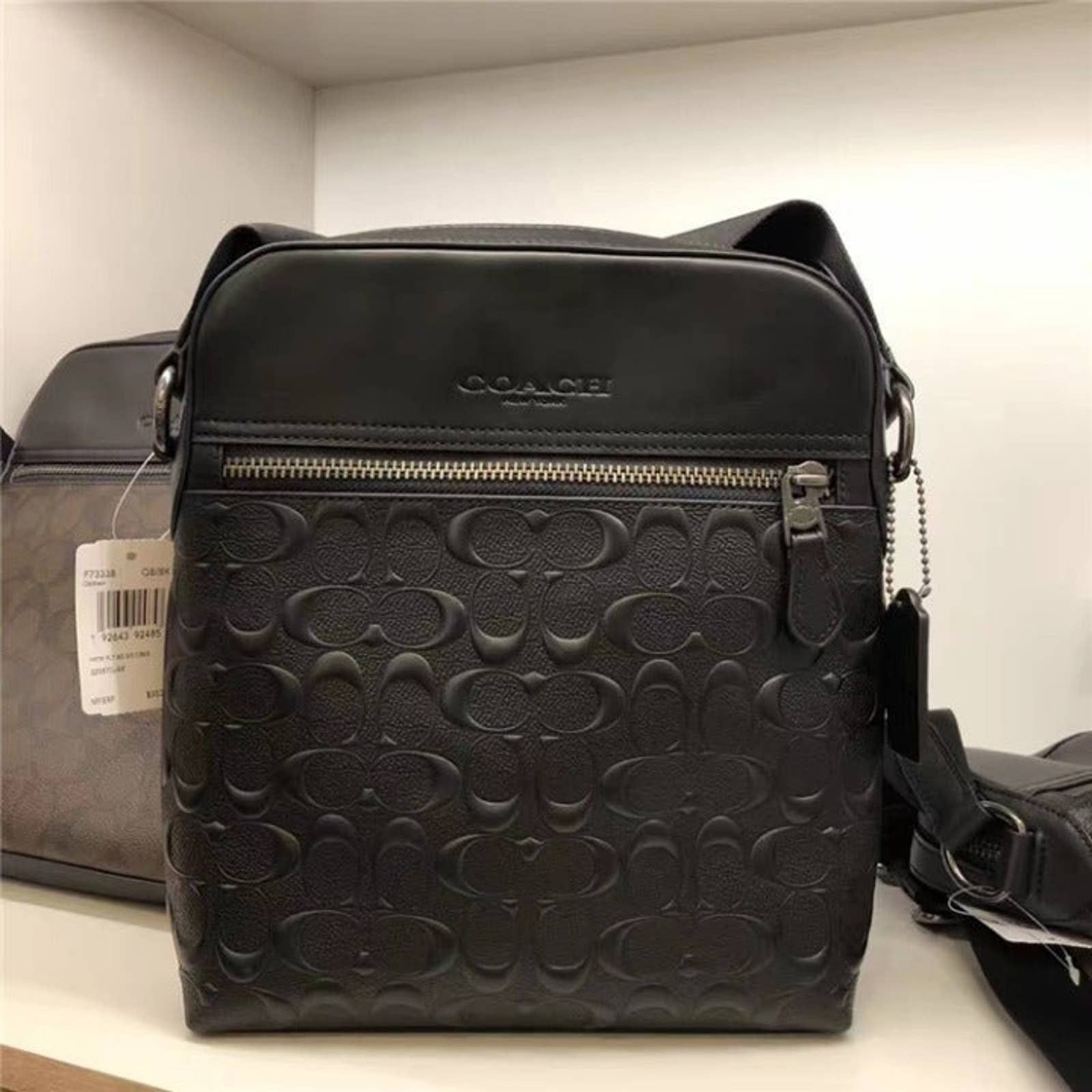 Coach COACH F73338 HOUSTON FLIGHT BAG BLACK | Grailed