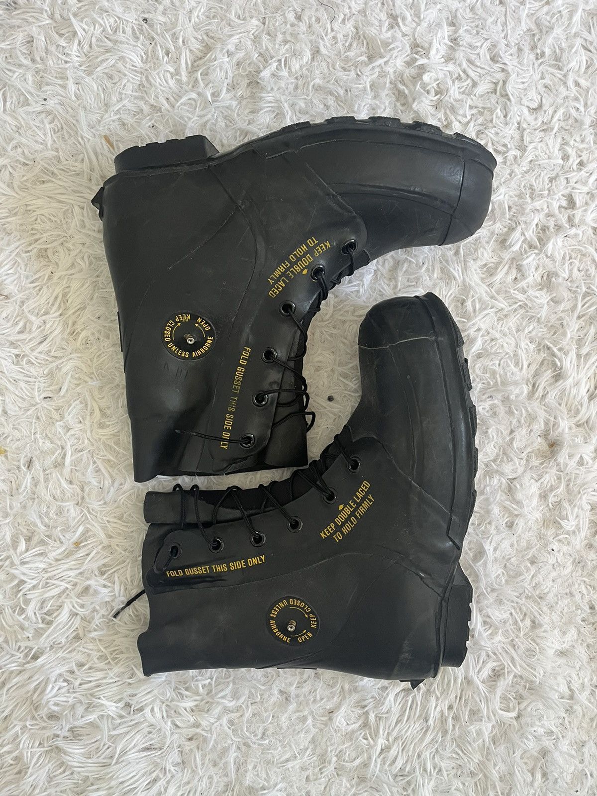 Raf Simons Bunny Mickey Boots by the US Military | Grailed