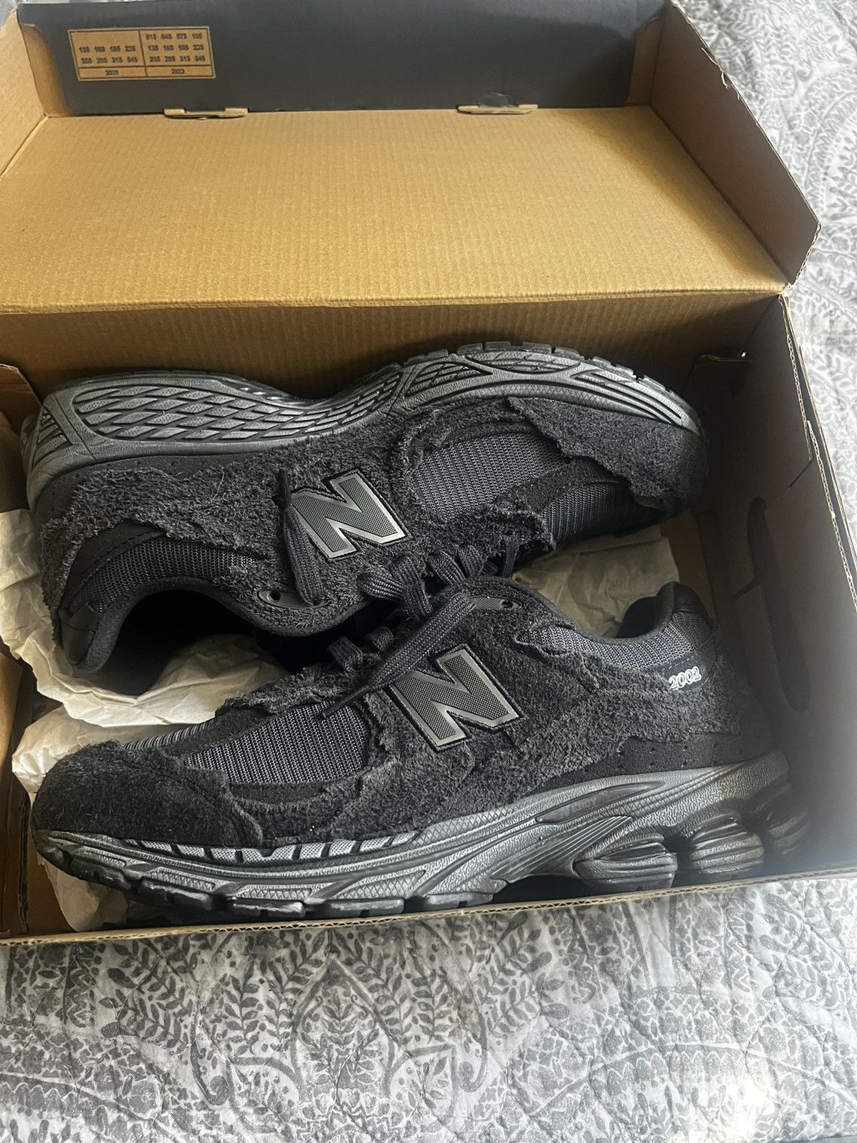 New Balance New balance 2002 protection pack black | Grailed