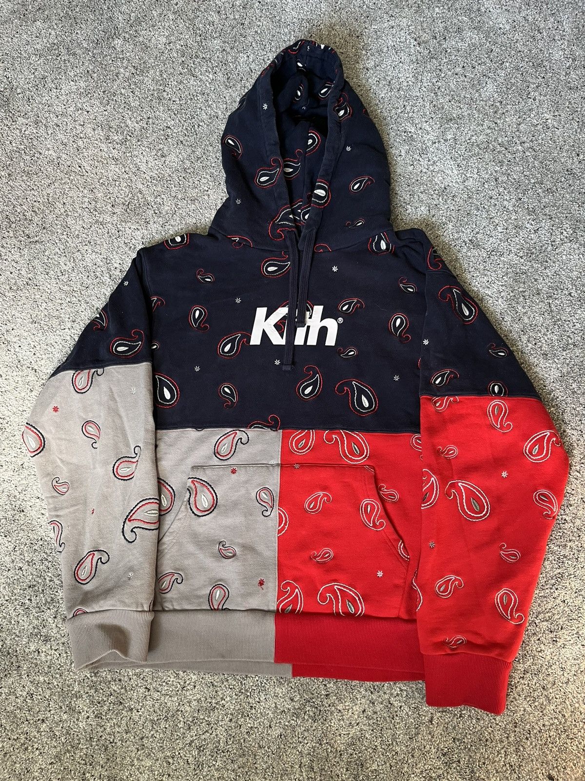 Kith Kith Bandana Hoodie | Grailed
