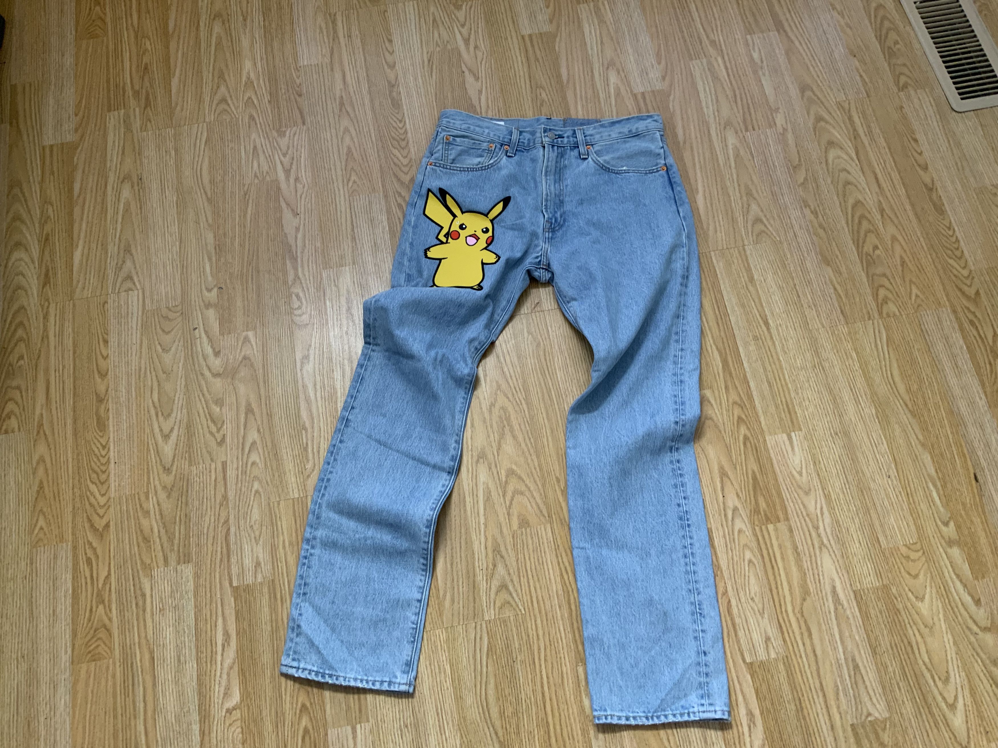 Levi's Levis x Pokemon 25th Anniversary Pikachu Embroidered Jeans | Grailed
