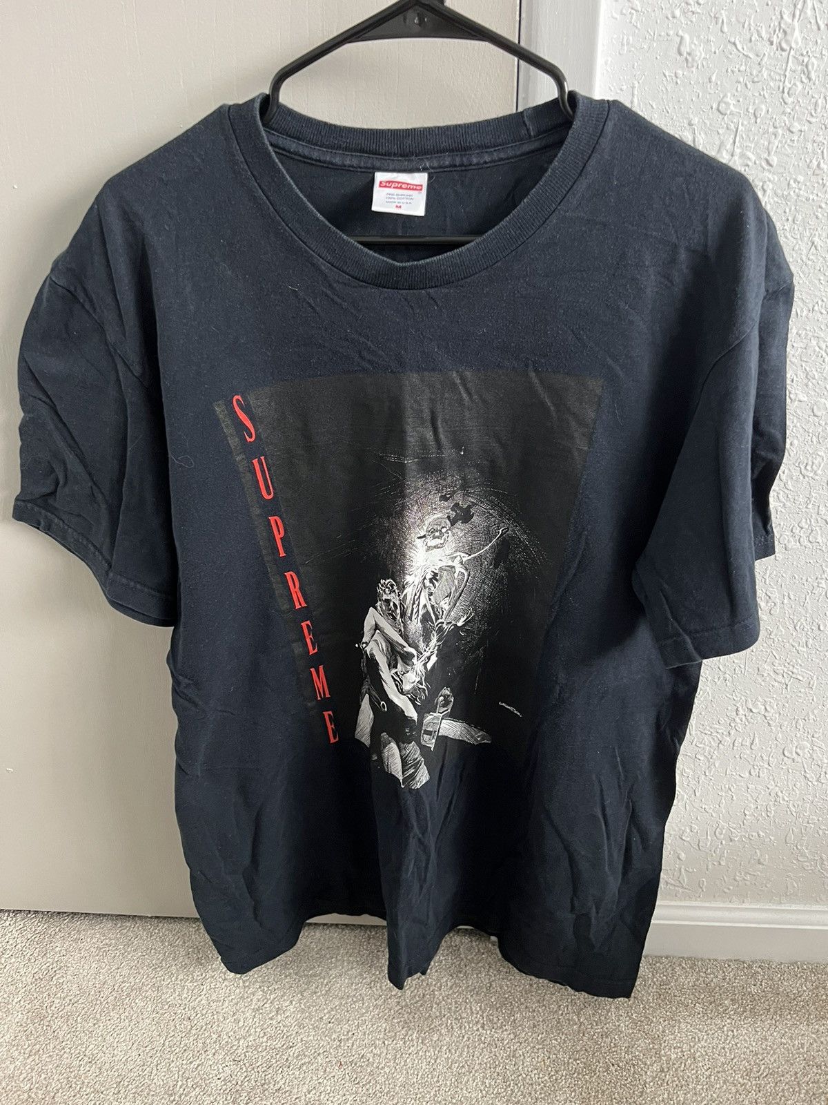 Supreme “Horror” Supreme Tee (Navy) | Grailed