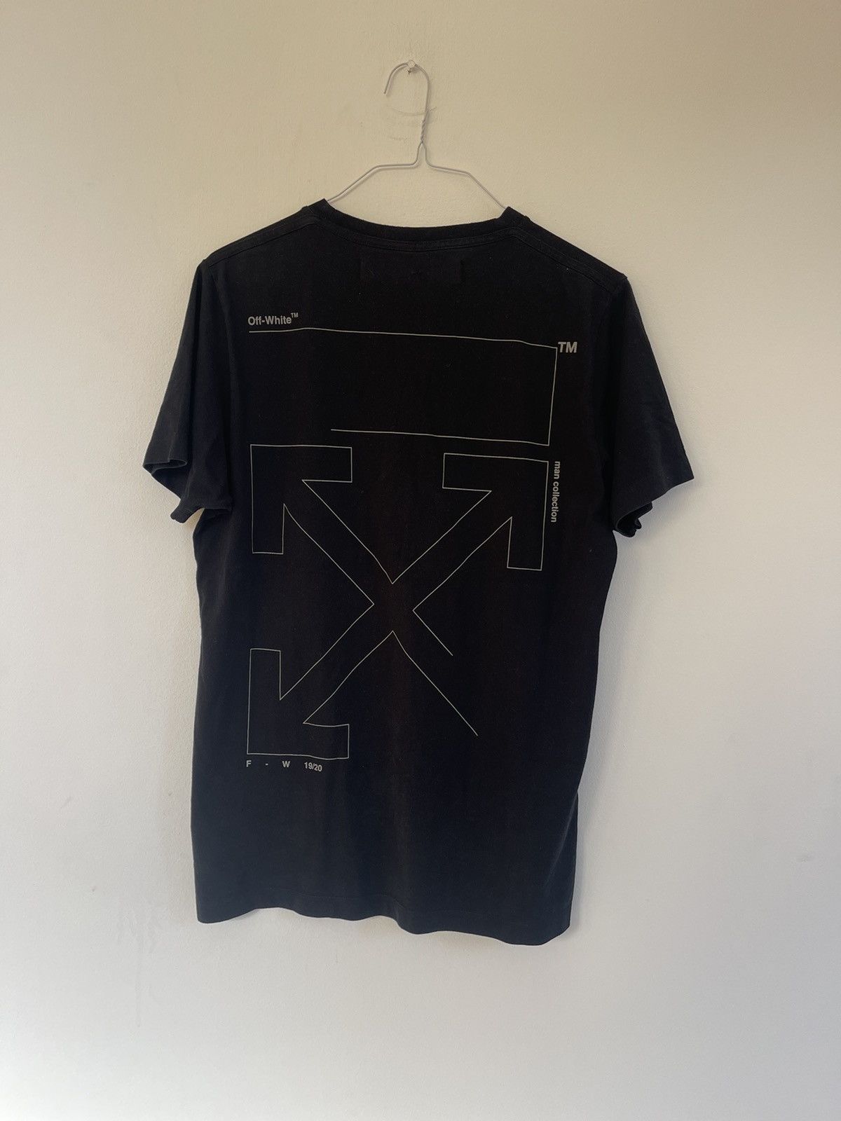 Off-White Off white unfinished Logo TEE | Grailed