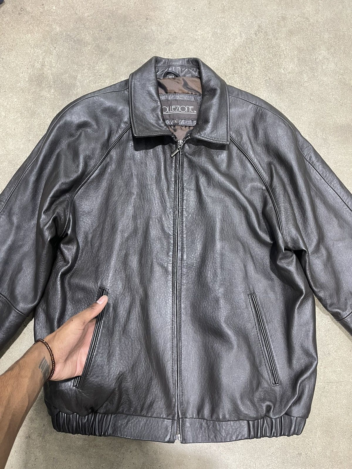 Italian Designers × Leather Jacket × Vintage Vintage ‘Collezione ...