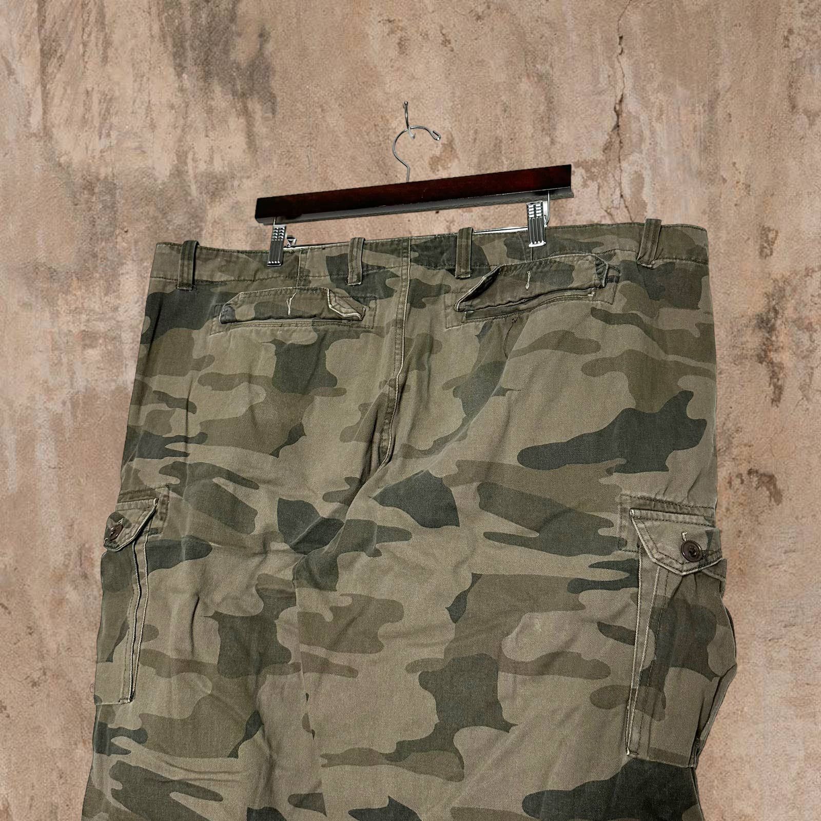 Streetwear Plugg Camo Cargo Pants Baggy Fit Woodland | Grailed