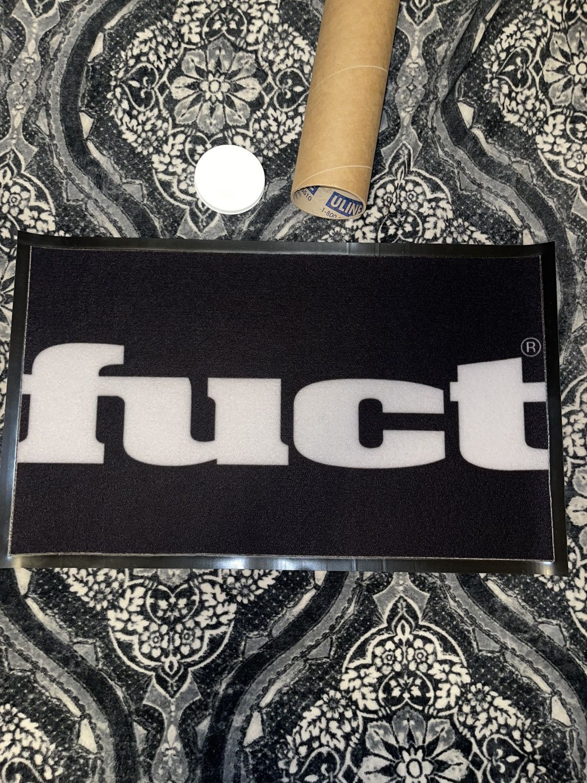 Fuct Fuct OG Logo Doormat Misprint - Enlarged Logo | Grailed