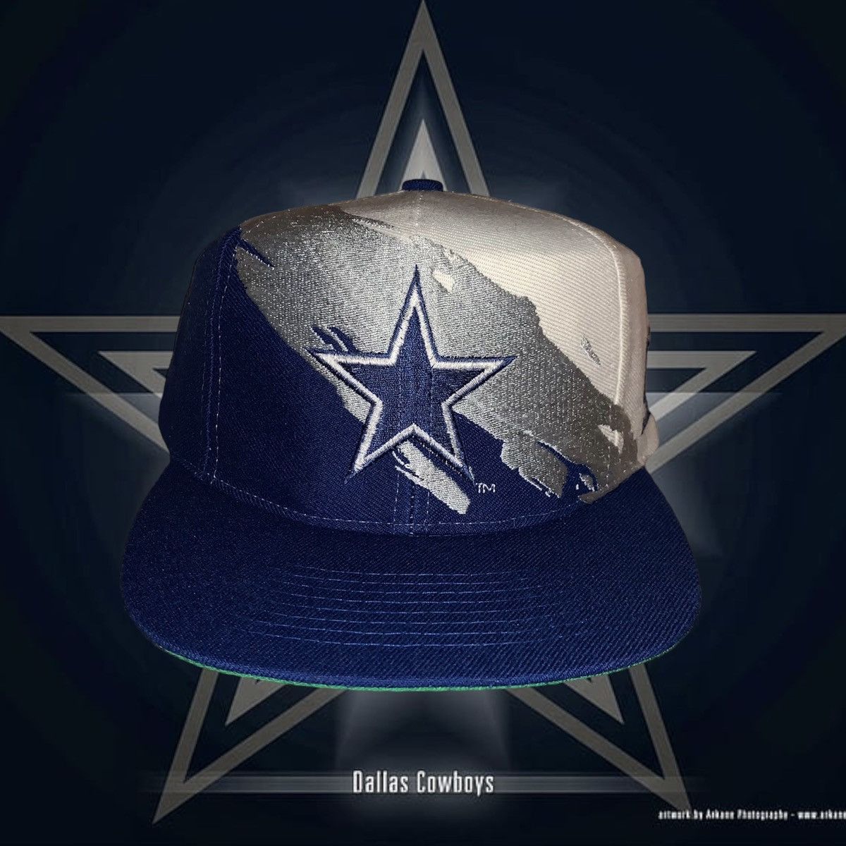 Logo Athletic × NFL Dallas Cowboys Logo Athletic White Splash NFL ...