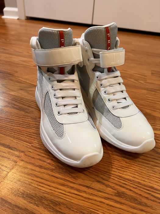 Prada Prada America's Cup Bike High Top Sneaker | Grailed