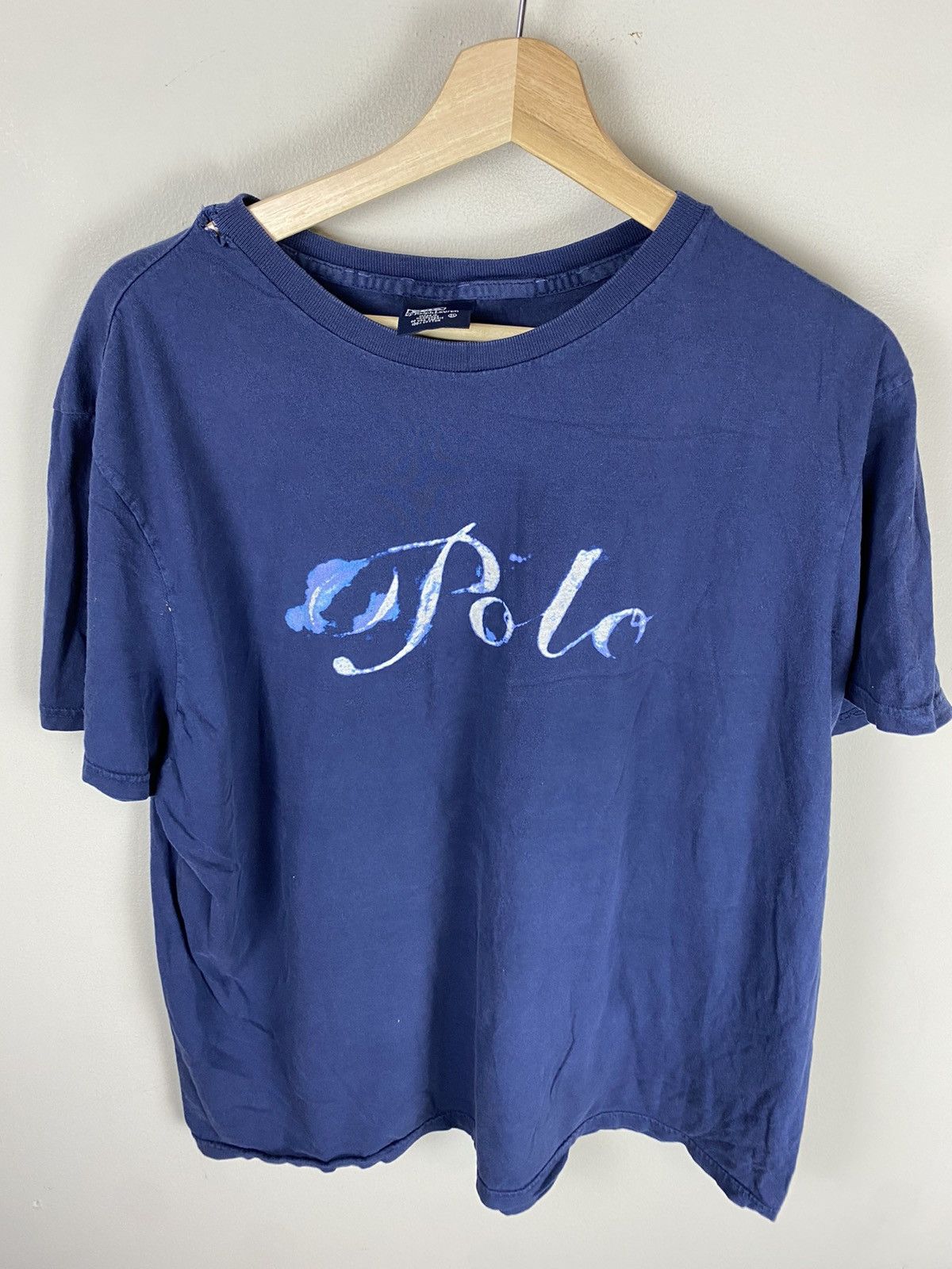 Polo Ralph Lauren × Vintage Vintage Polo Ralph Lauren Script Tee | Grailed