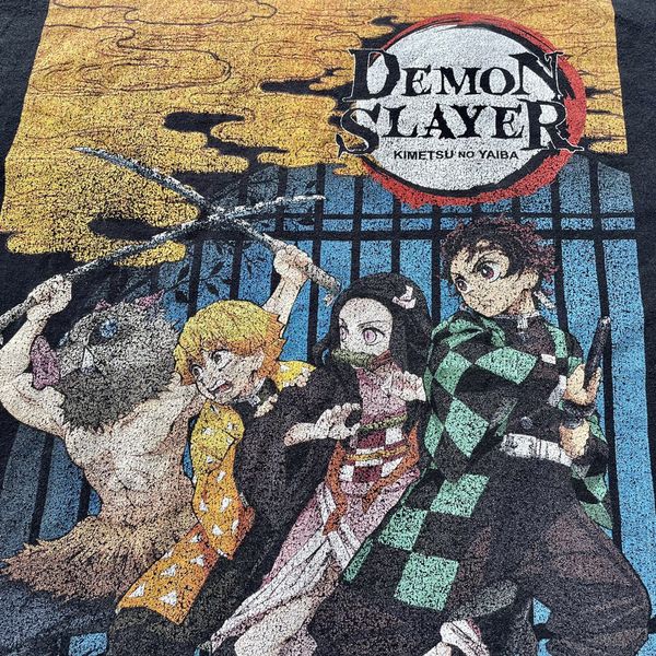 Vintage Vintage 90s Demon Slayer Anima Cartoon Network Art Streetwea ...