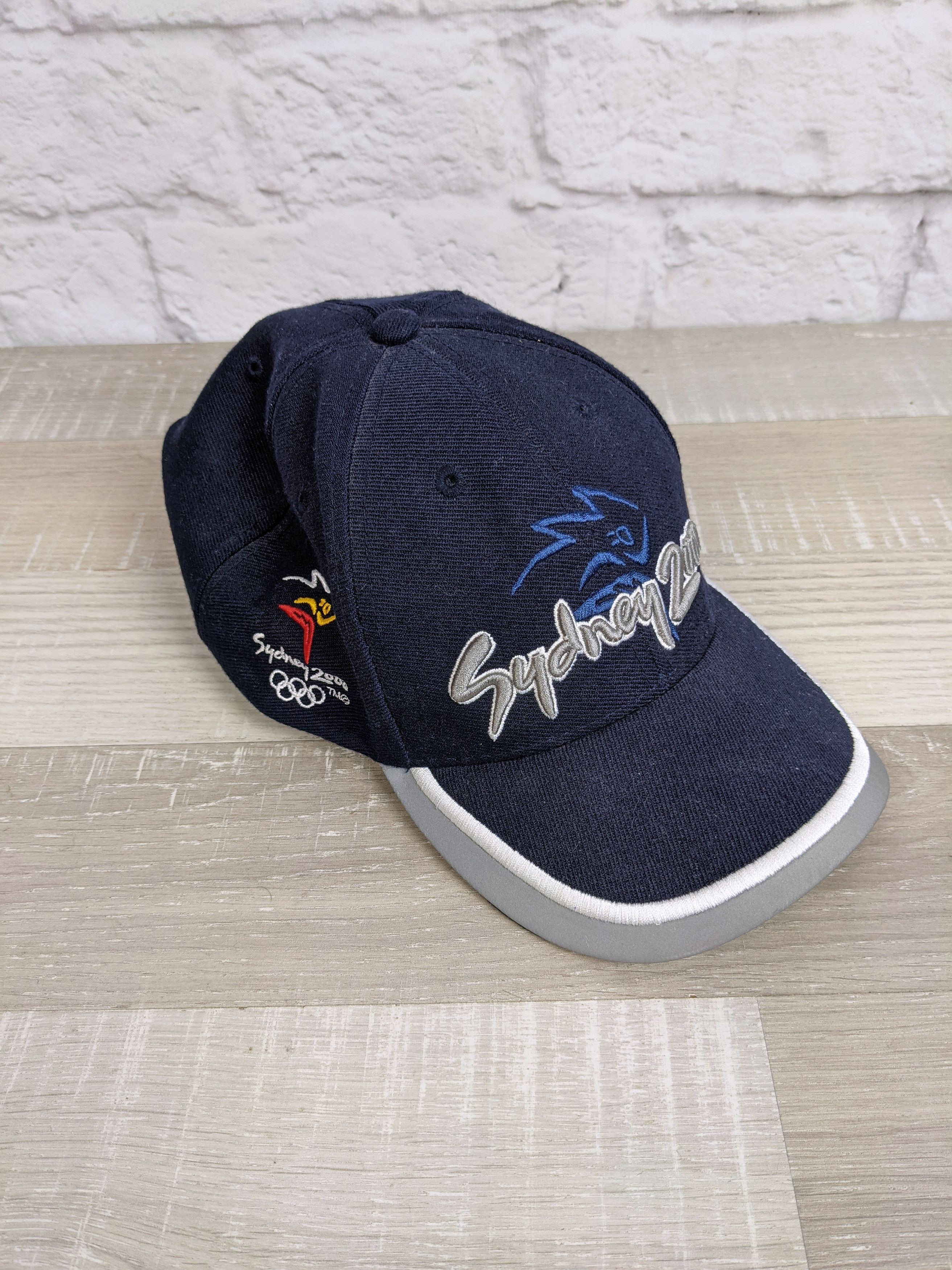 Vintage Sydney Olympic games cap navy 2000 | Grailed
