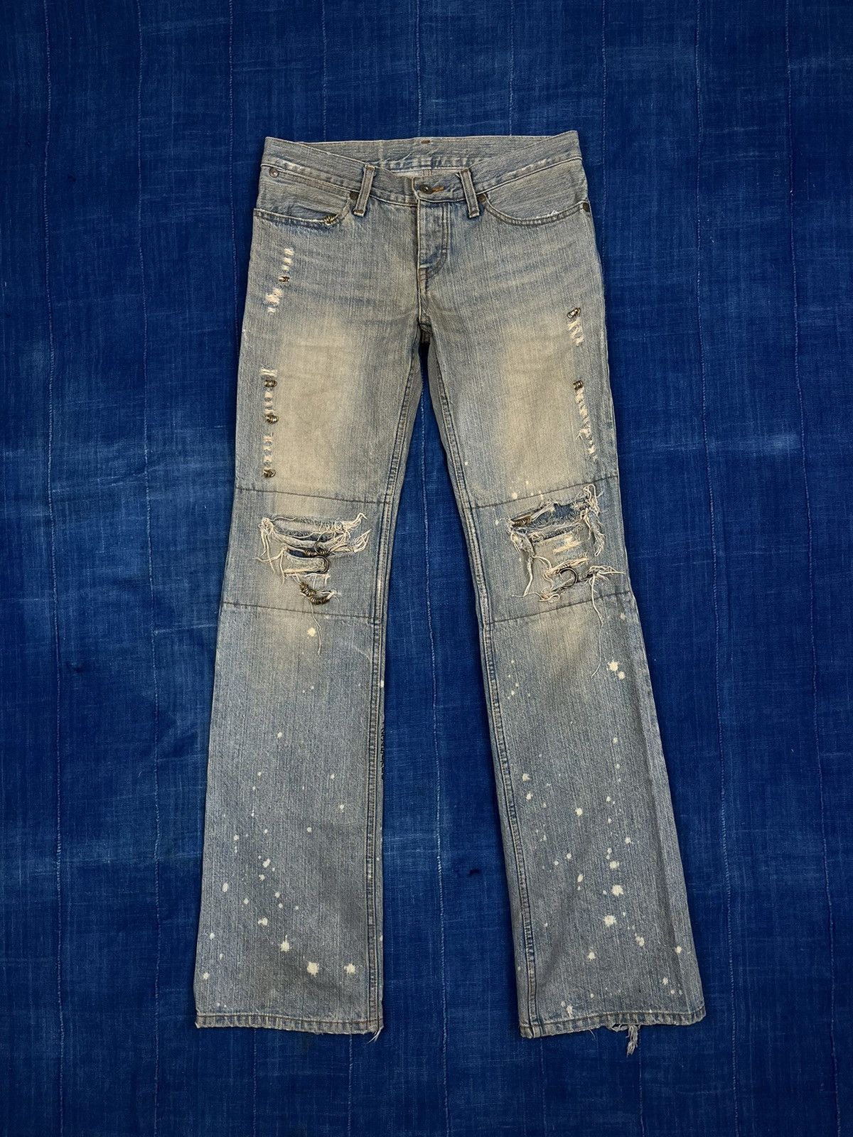 If Six Was Nine × Le Grande Bleu (L.G.B.) I6W9 Mudmax Straight Denim ...