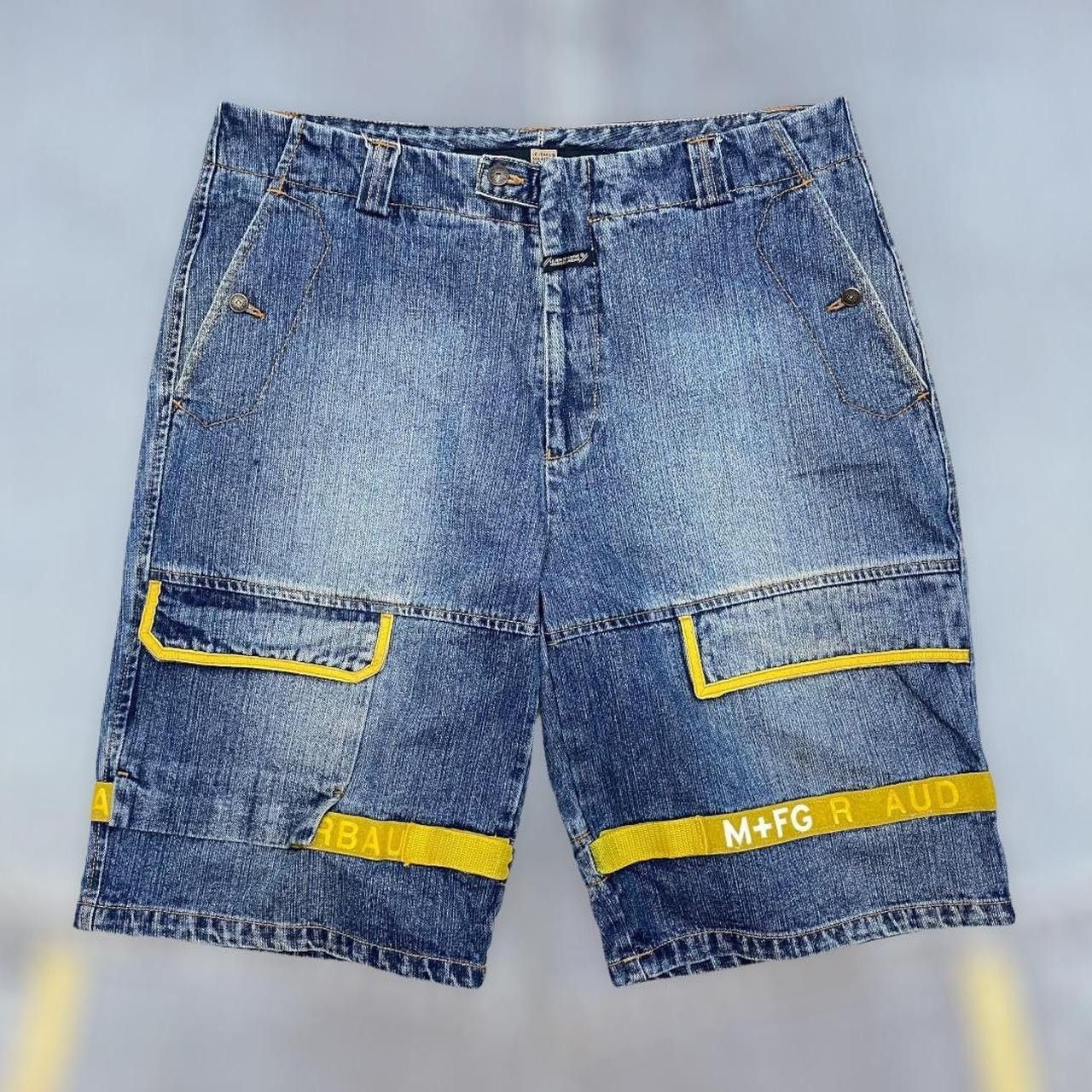 Vintage 90's Marithe Francois Girbaud Baggy Denim Shuttle Shorts | Grailed