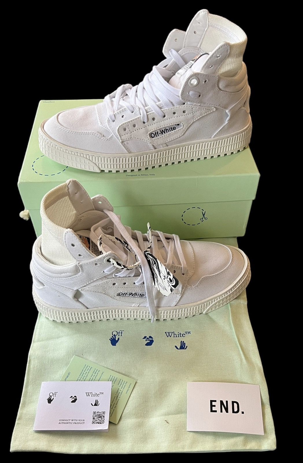 Off-White Off-White Off Court 3.0, white canvas SS21 | Grailed