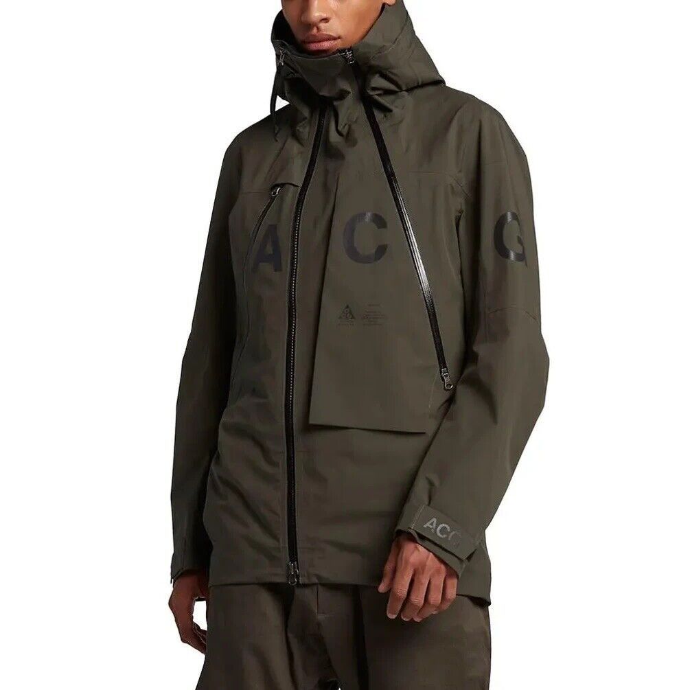 Errolson Hugh × Nike ACG NIKELAB ACG ALPINE JACKET Olive Rare | Grailed