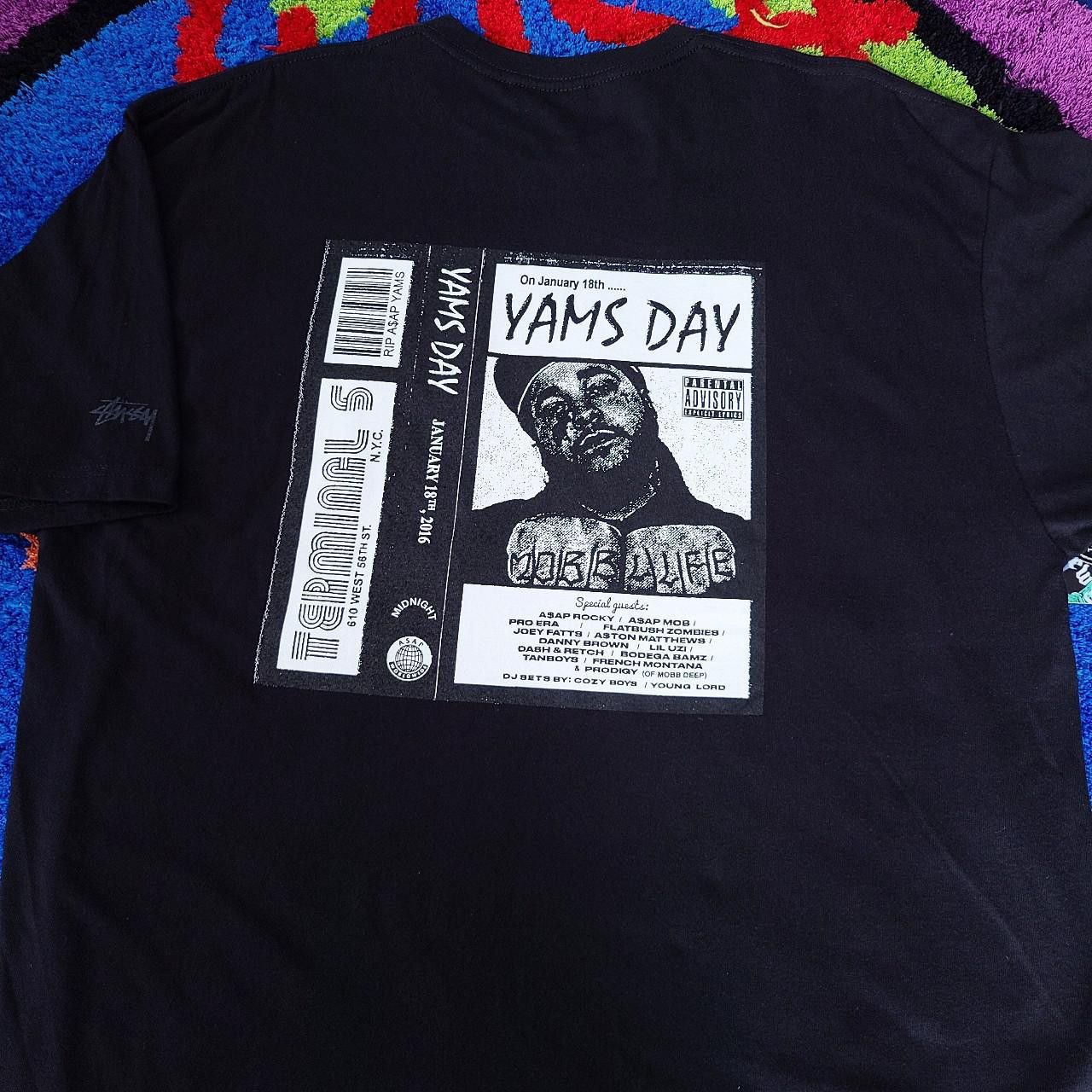 A$AP Rocky × AWGE × Stussy Yams Day x Stussy Tee 2016 *RARE | Grailed