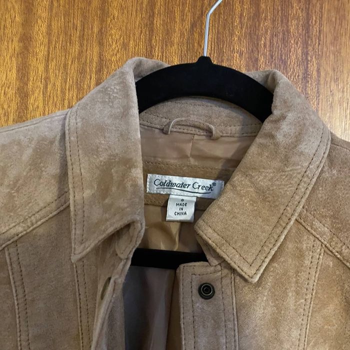 Coldwater Creek Coldwater Creek Suede Leather Jacket | Grailed