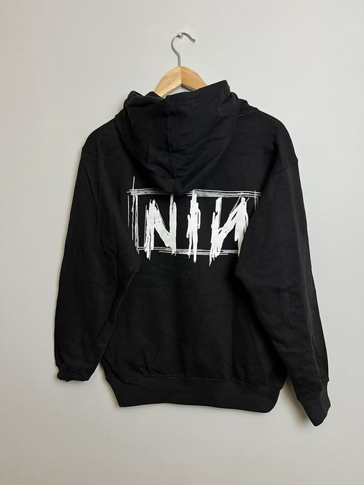 Vintage 90s Vintage Nine Inch Nails Big Logo Band Zip Hoodie Grail ...