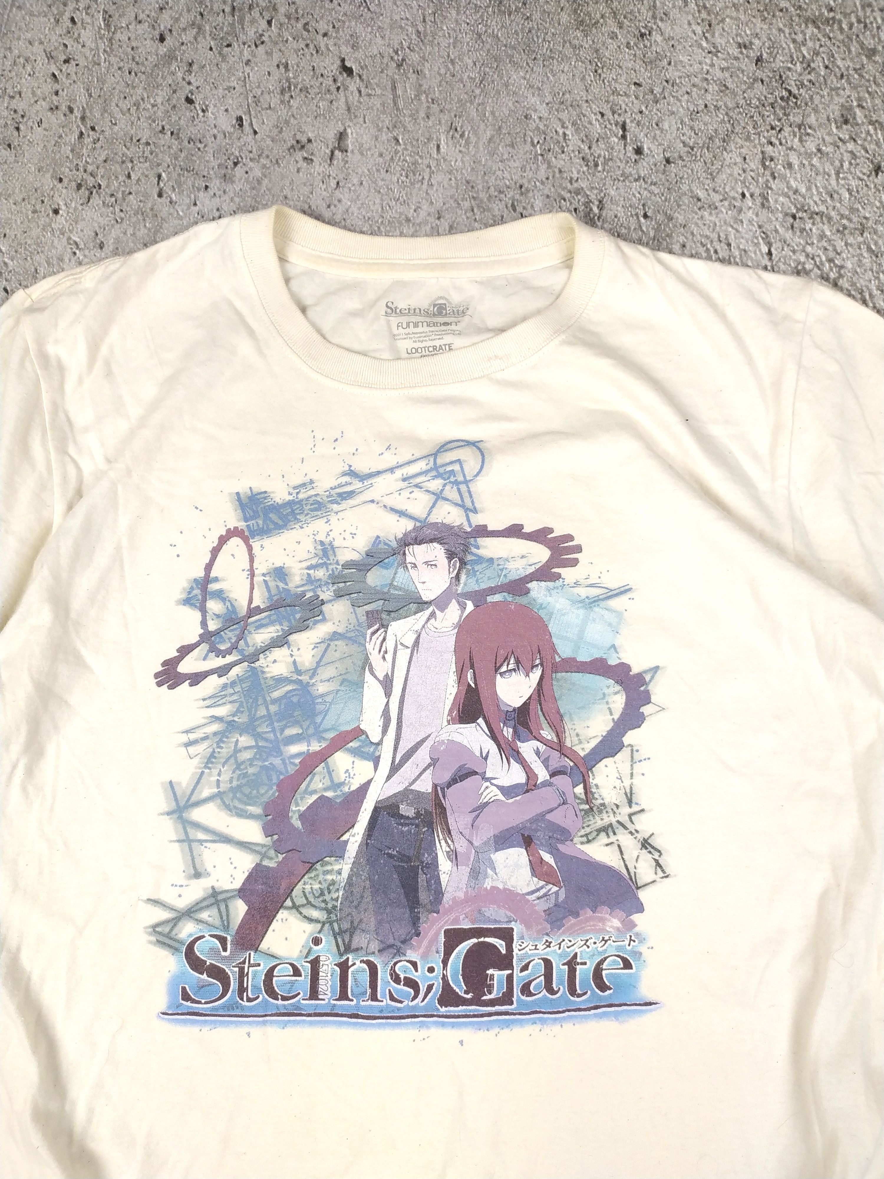 Japanese Brand × Movie × Streetwear Steins Gate - anime graphic t-shirt ...